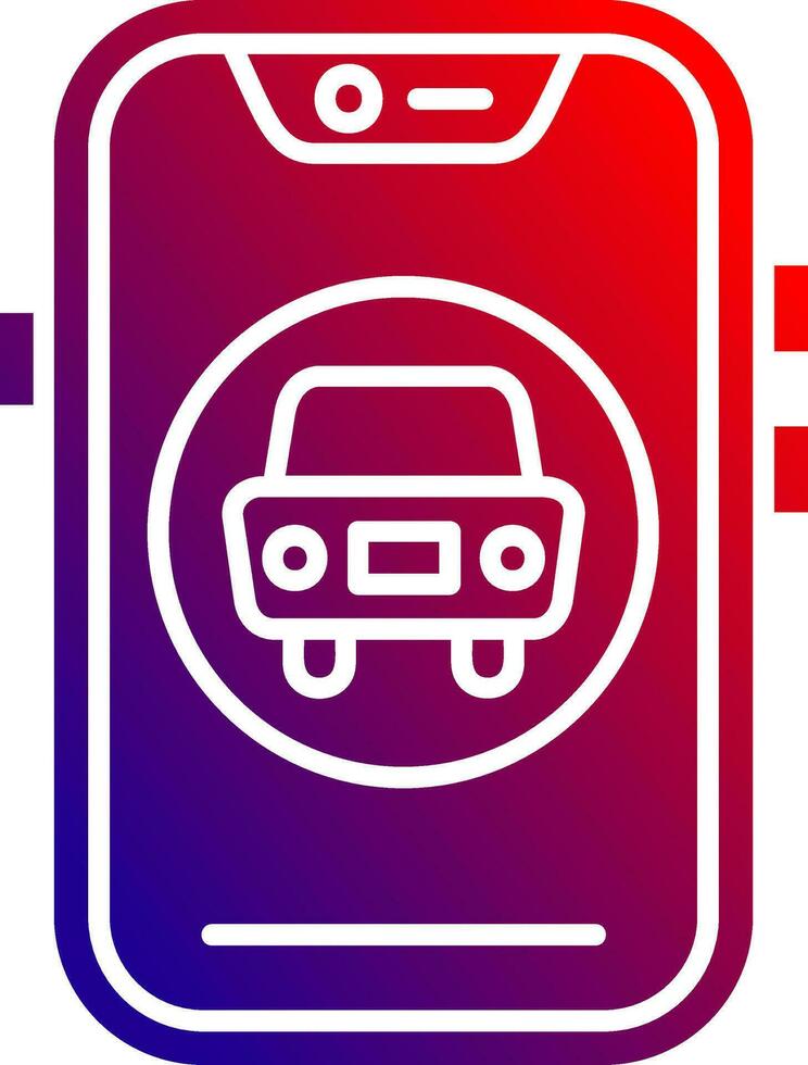 Car Solid Gradient Icon 36992603 Vector Art at Vecteezy
