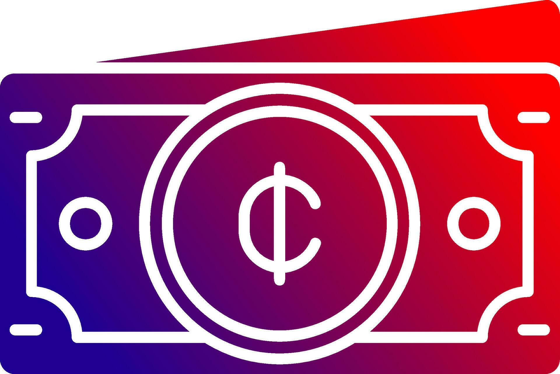 Cedis Solid Gradient Icon 36992733 Vector Art at Vecteezy