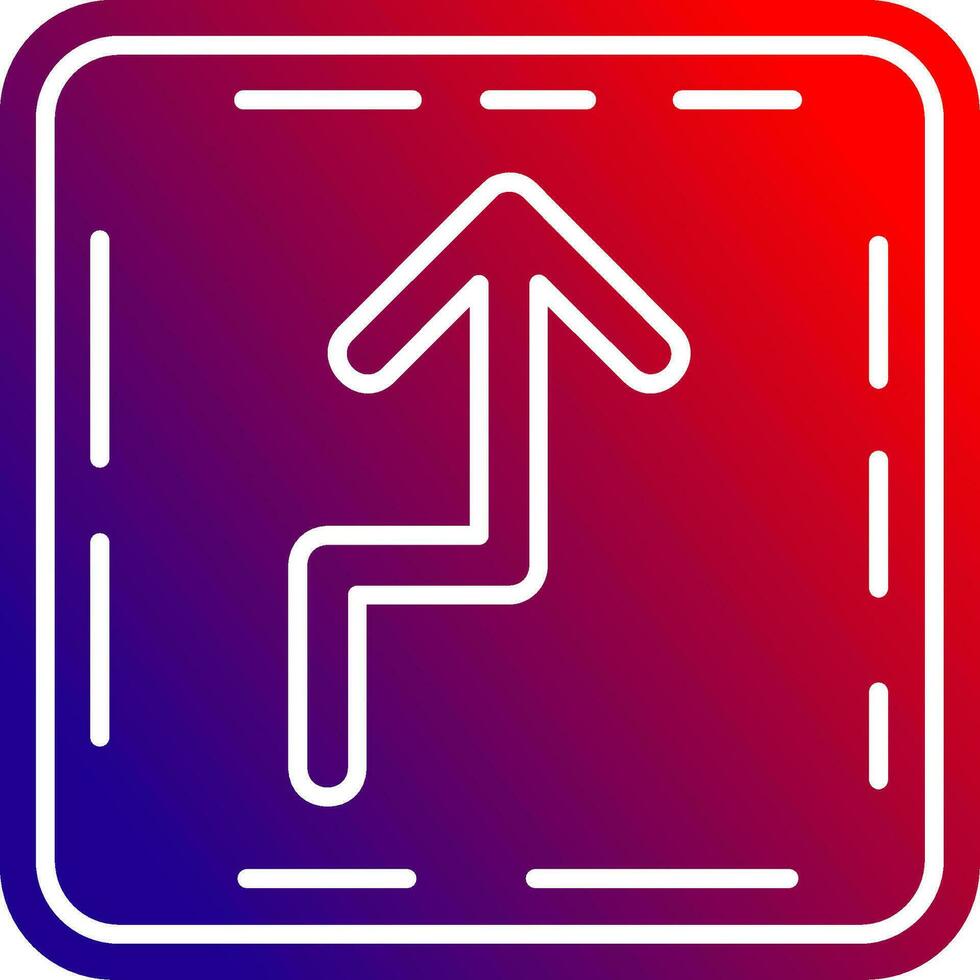 Zigzag Solid Gradient Icon 36992740 Vector Art at Vecteezy
