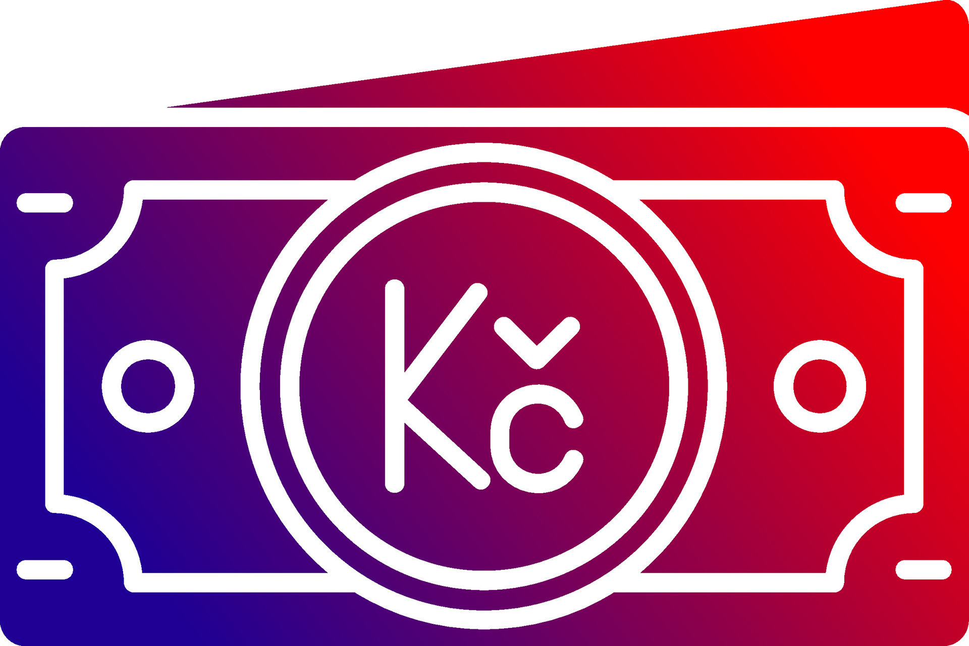 Koruna Solid Gradient Icon 36992754 Vector Art at Vecteezy