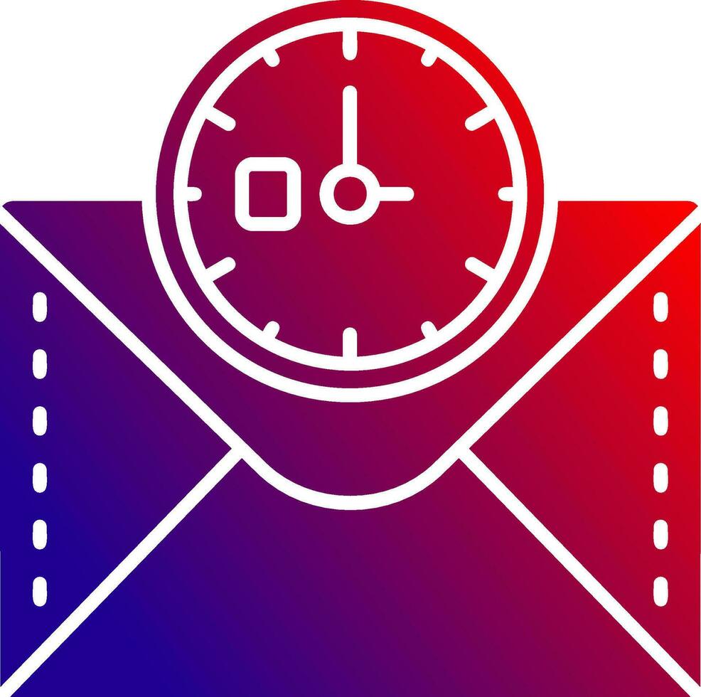 Clock Solid Gradient Icon 36992802 Vector Art at Vecteezy