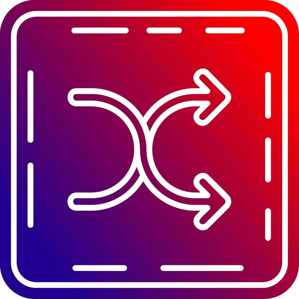 Shuffle Solid Gradient Icon 36992813 Vector Art at Vecteezy