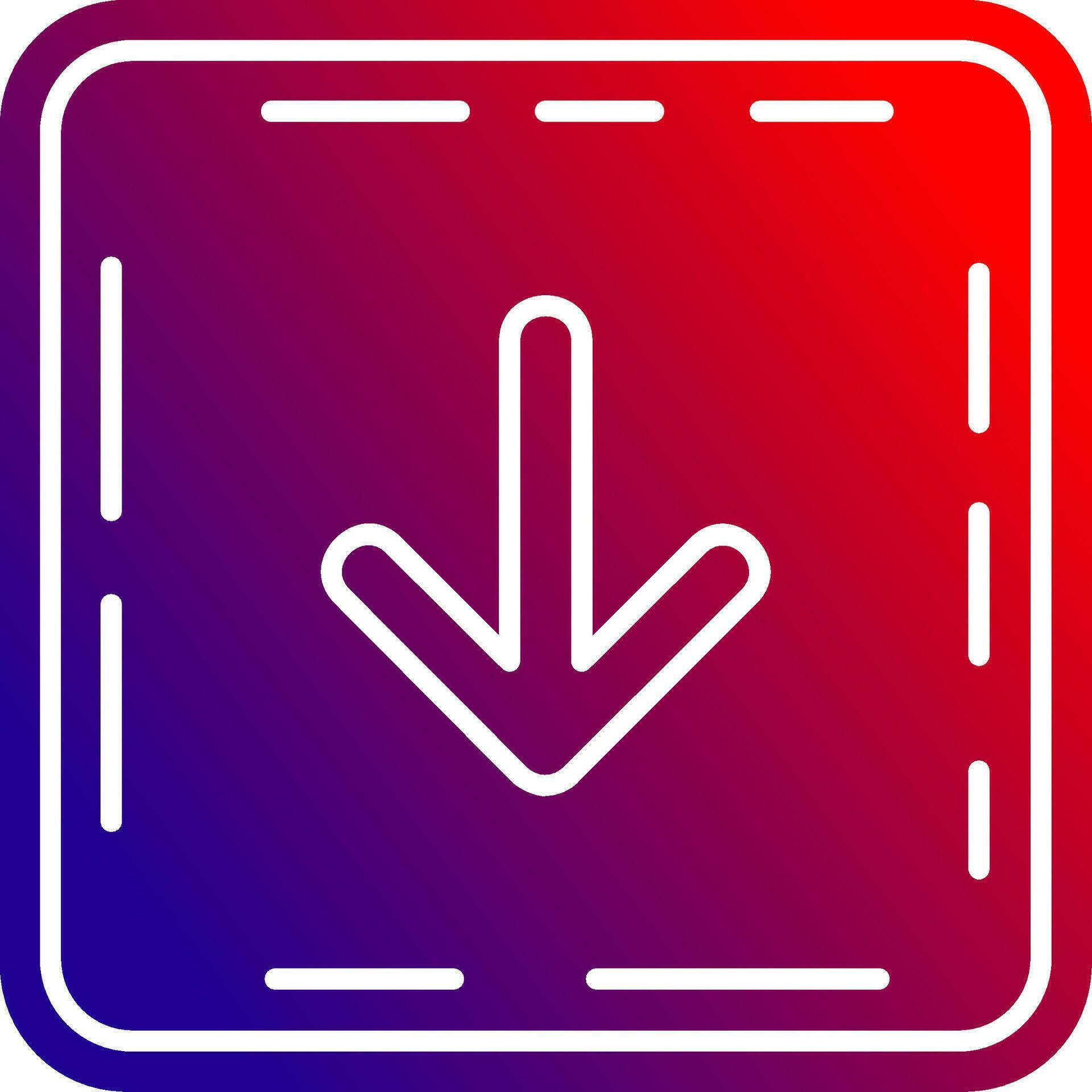 Down arrow Solid Gradient Icon 36992846 Vector Art at Vecteezy