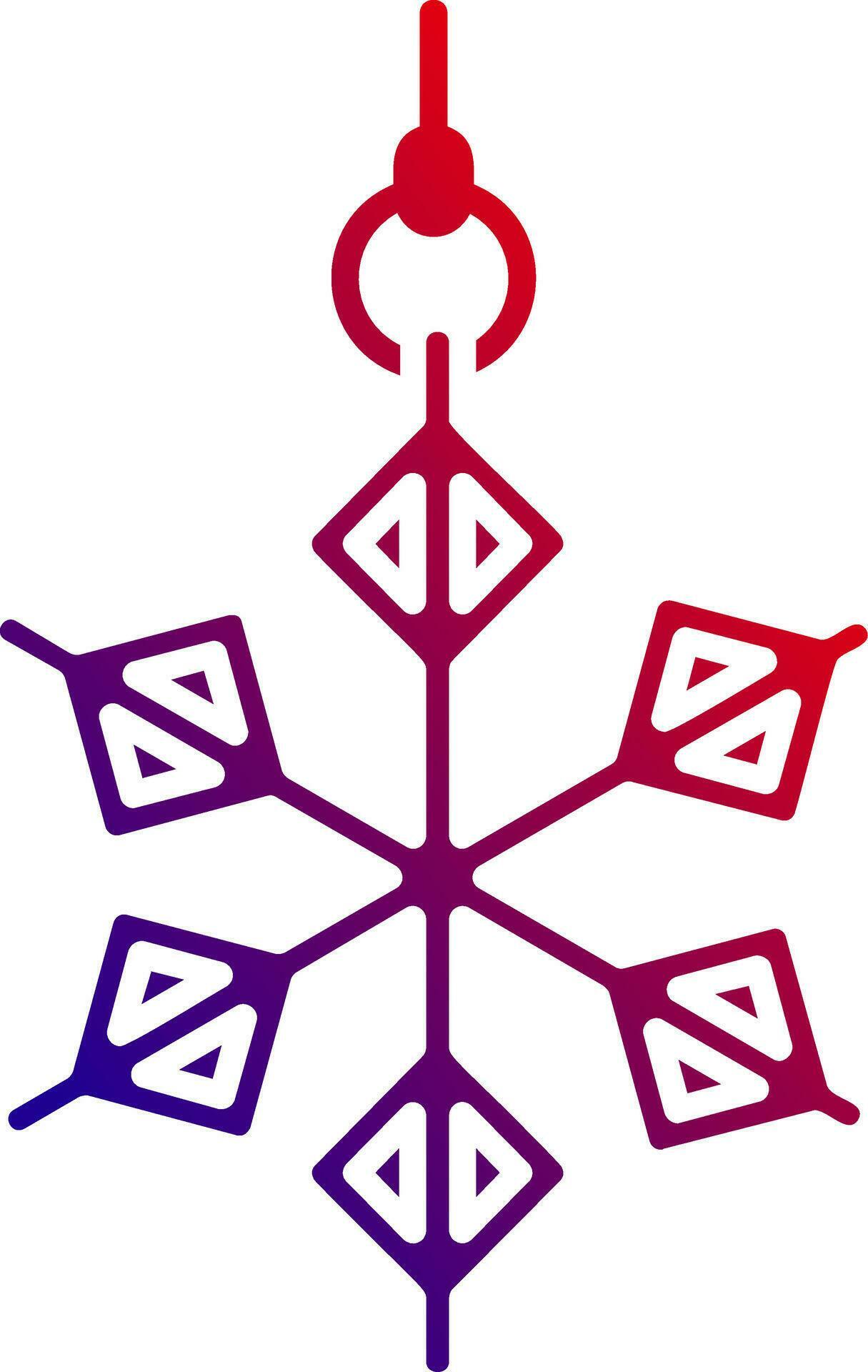 Snowflake Solid Gradient Icon 36992896 Vector Art at Vecteezy