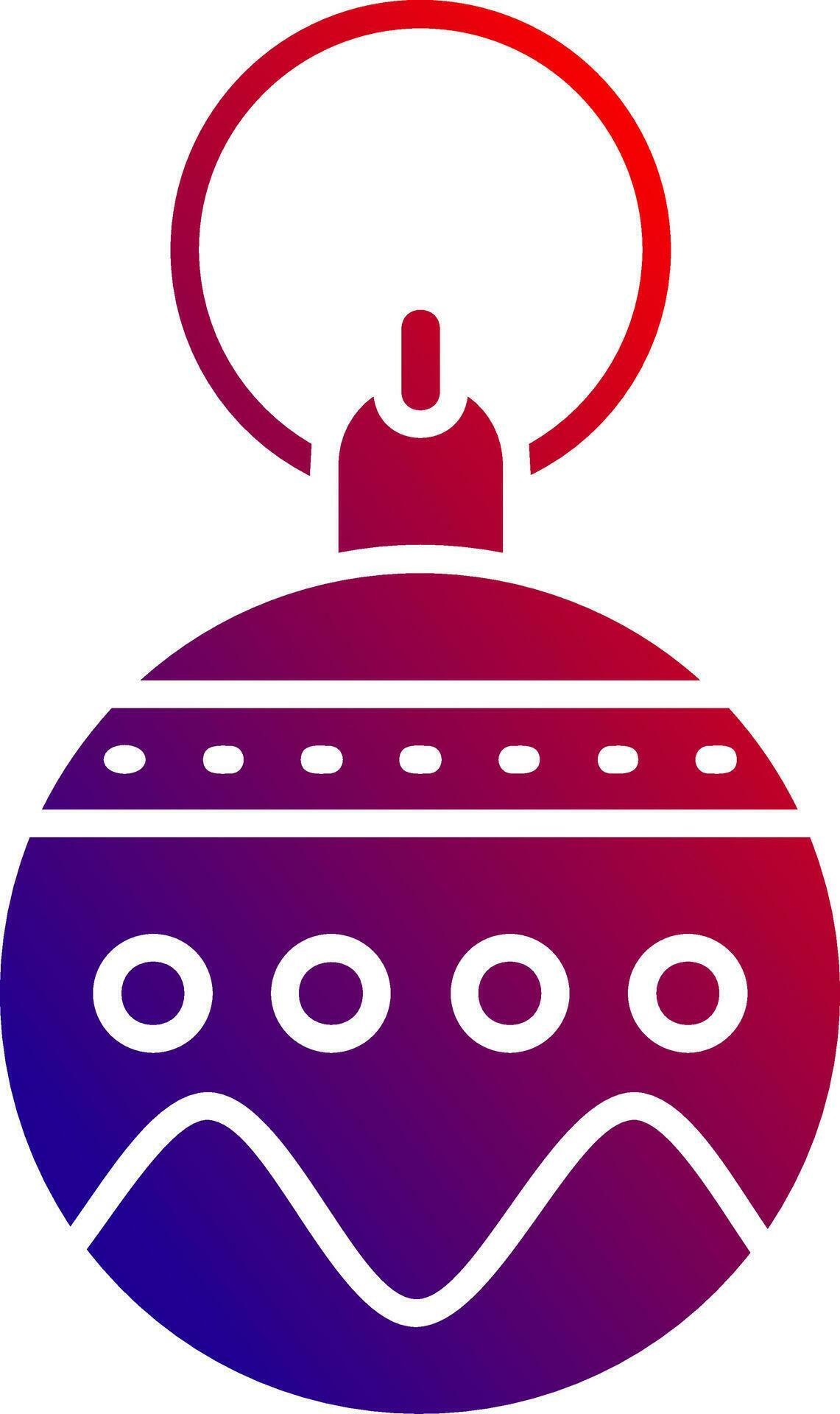 Bauble Solid Gradient Icon 36992926 Vector Art at Vecteezy
