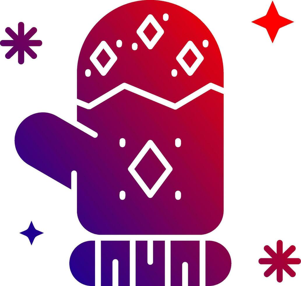 Mitten Solid Gradient Icon 36992948 Vector Art at Vecteezy