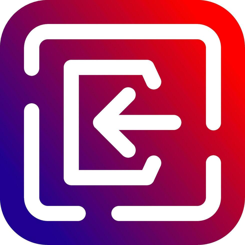 Login Solid Gradient Icon 36992987 Vector Art at Vecteezy