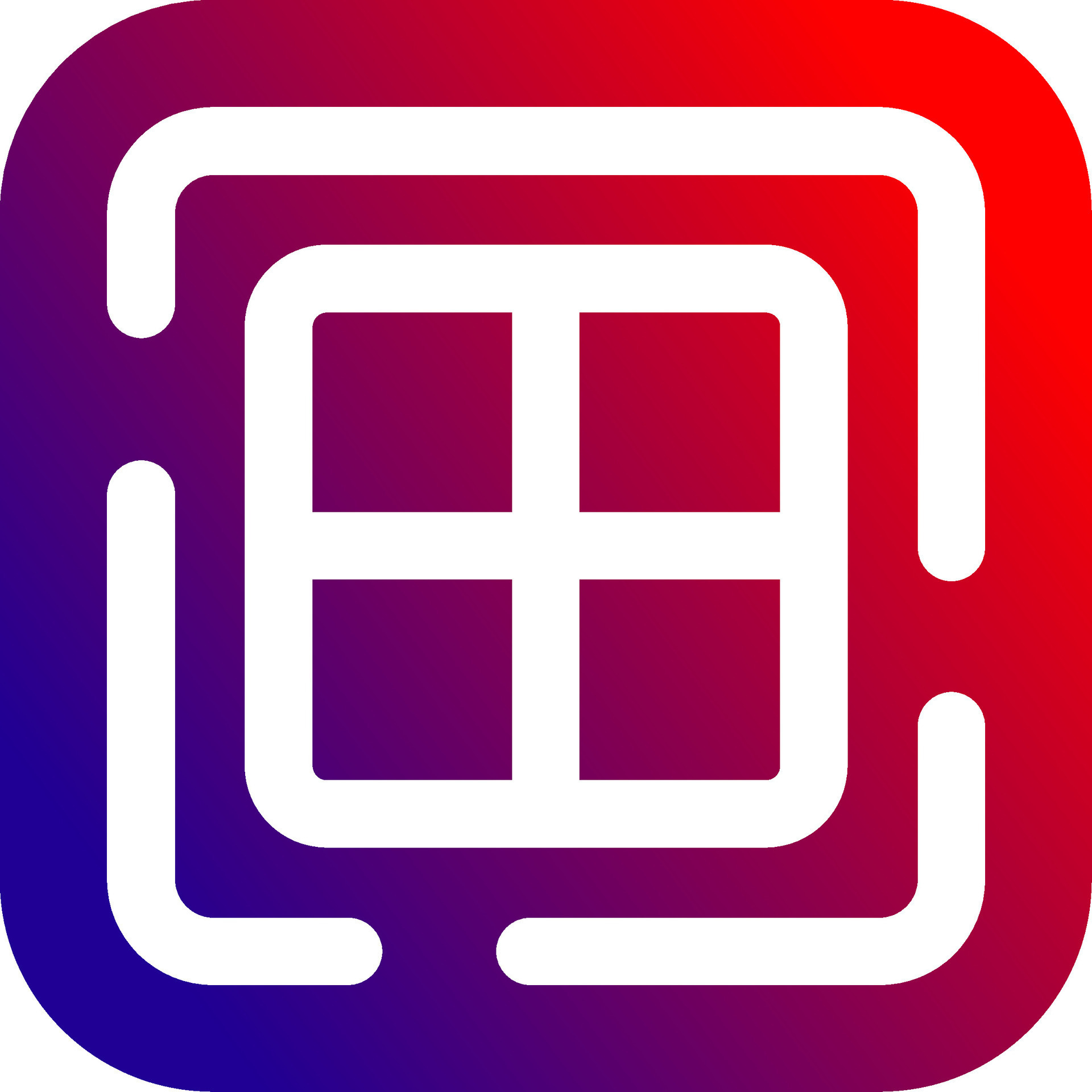 Grids Solid Gradient Icon 36993008 Vector Art at Vecteezy