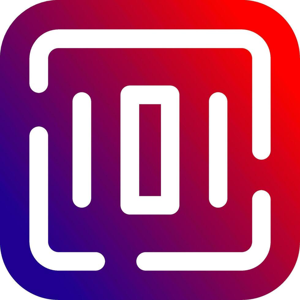 Center alignment Solid Gradient Icon 36993036 Vector Art at Vecteezy