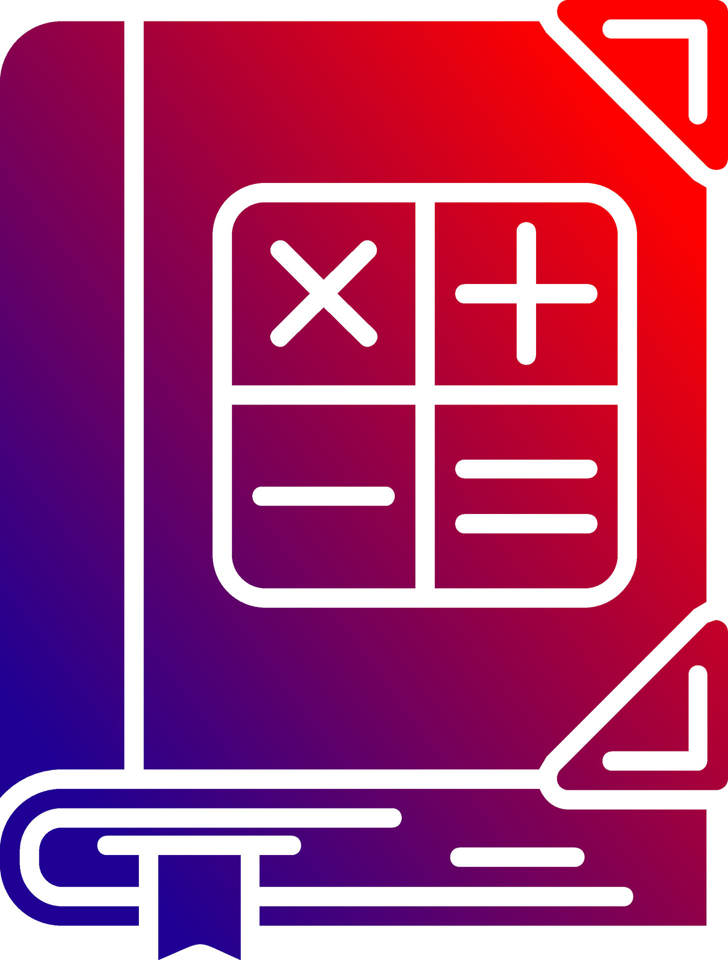 Math Solid Gradient Icon 36993100 Vector Art at Vecteezy