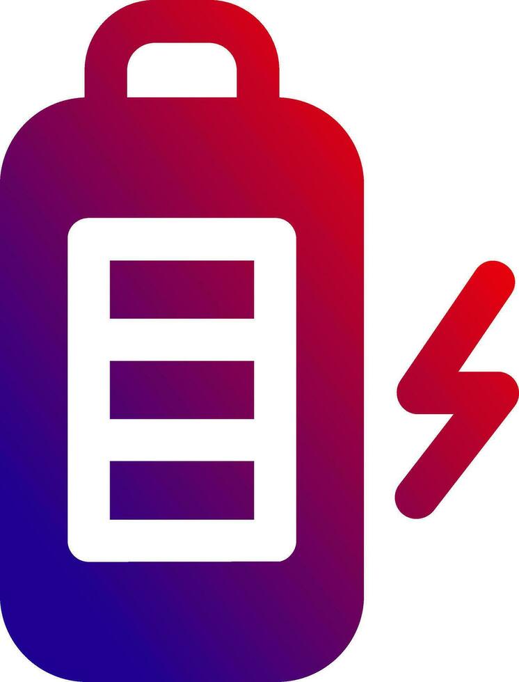 Battery Solid Gradient Icon 36993151 Vector Art at Vecteezy