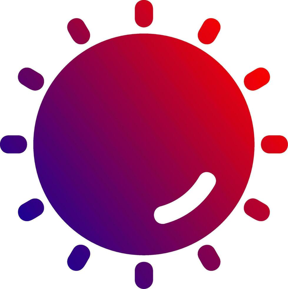 Sun Solid Gradient Icon 36993173 Vector Art at Vecteezy