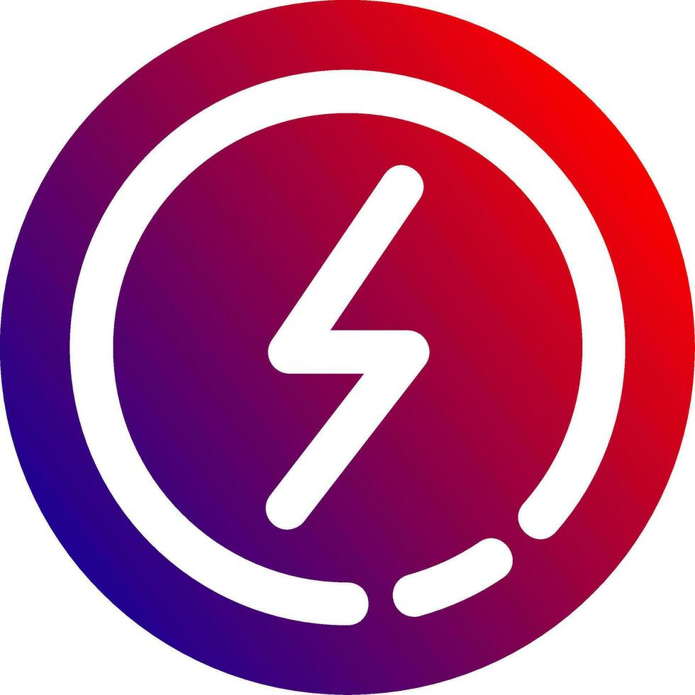 Flash Solid Gradient Icon 36993228 Vector Art at Vecteezy