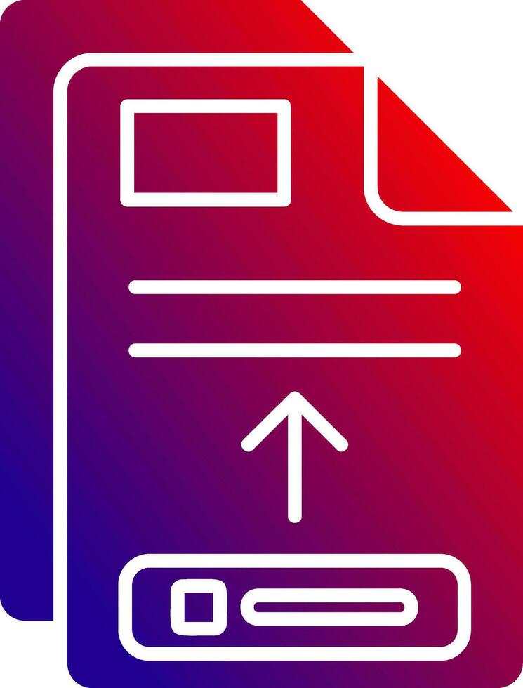 Upload Solid Gradient Icon 36993276 Vector Art at Vecteezy