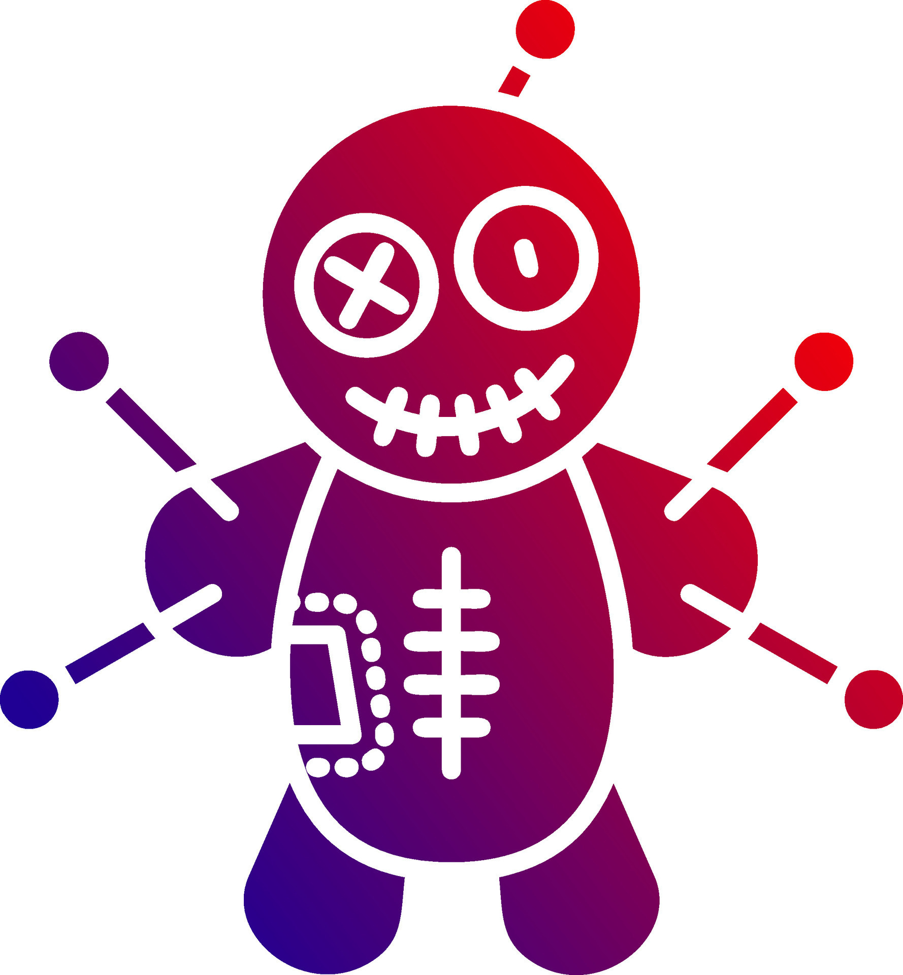 Voodoo Solid Gradient Icon 36993283 Vector Art at Vecteezy