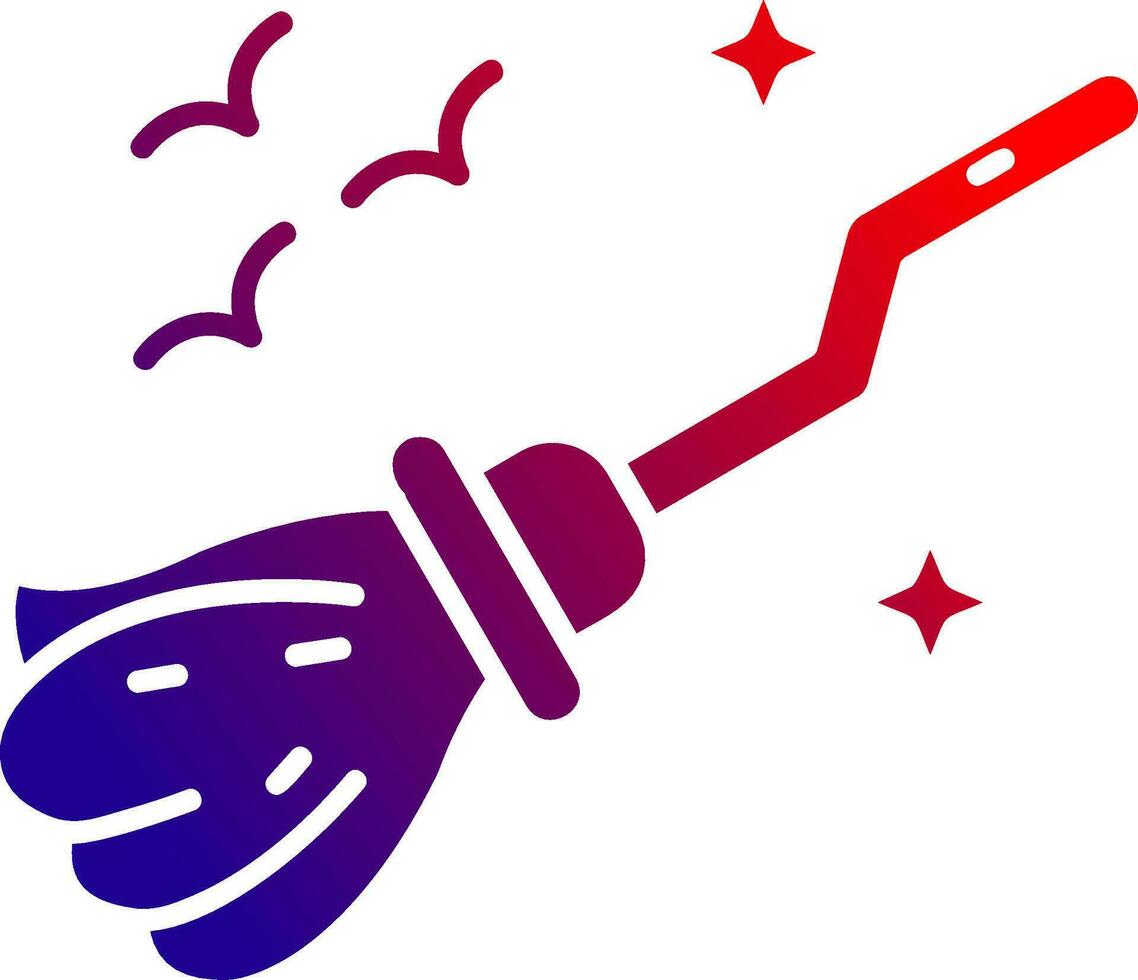 Broom Solid Gradient Icon 36993290 Vector Art at Vecteezy