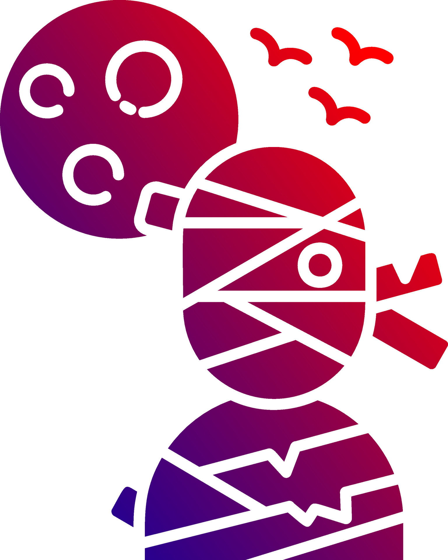 Mummy Solid Gradient Icon 36993293 Vector Art at Vecteezy