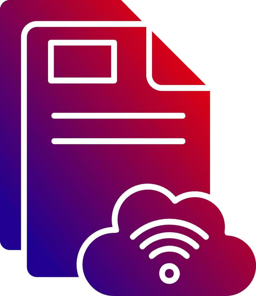 Cloud Solid Gradient Icon 36993338 Vector Art at Vecteezy