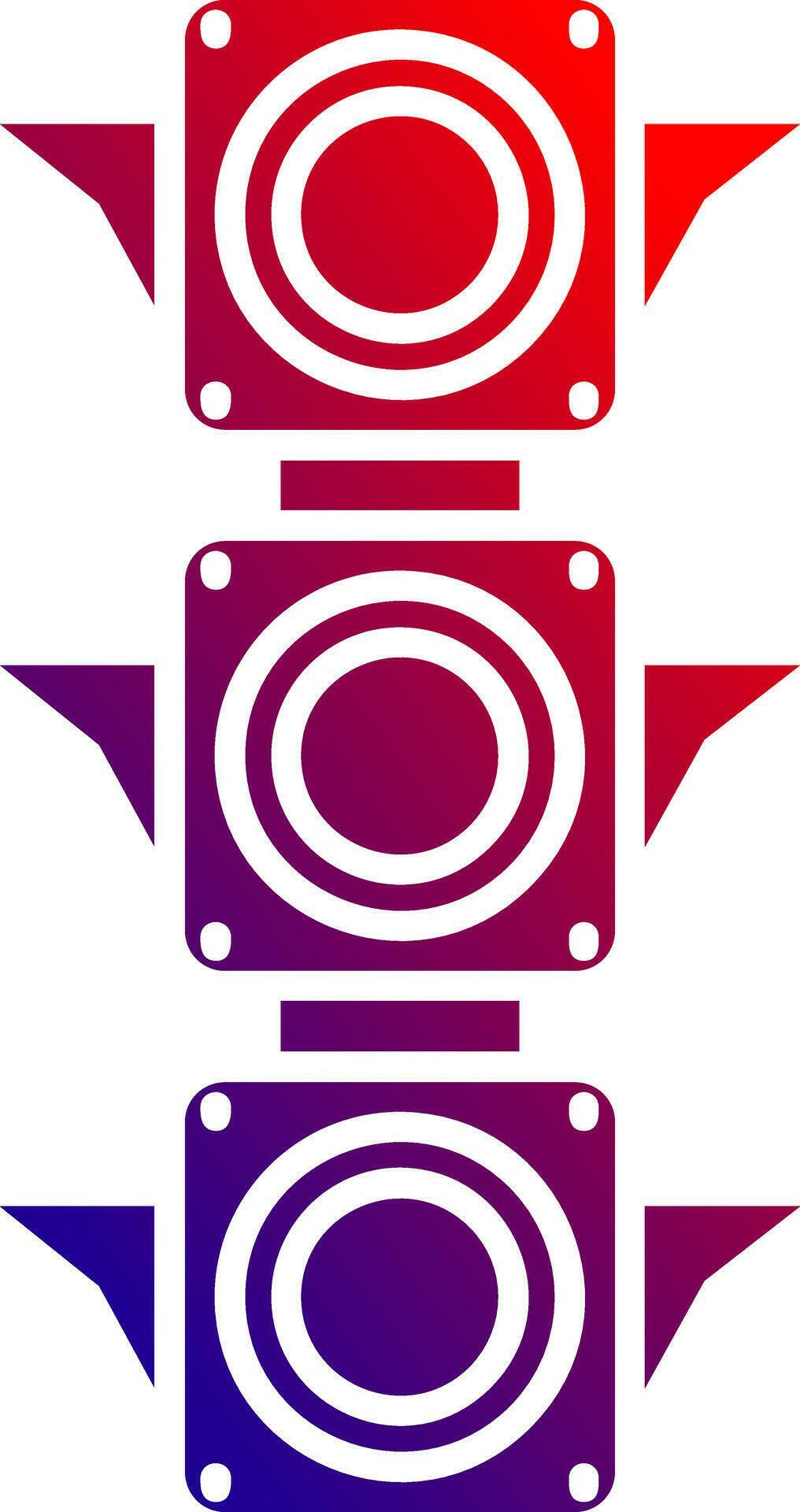 Traffic light Solid Gradient Icon 36993356 Vector Art at Vecteezy