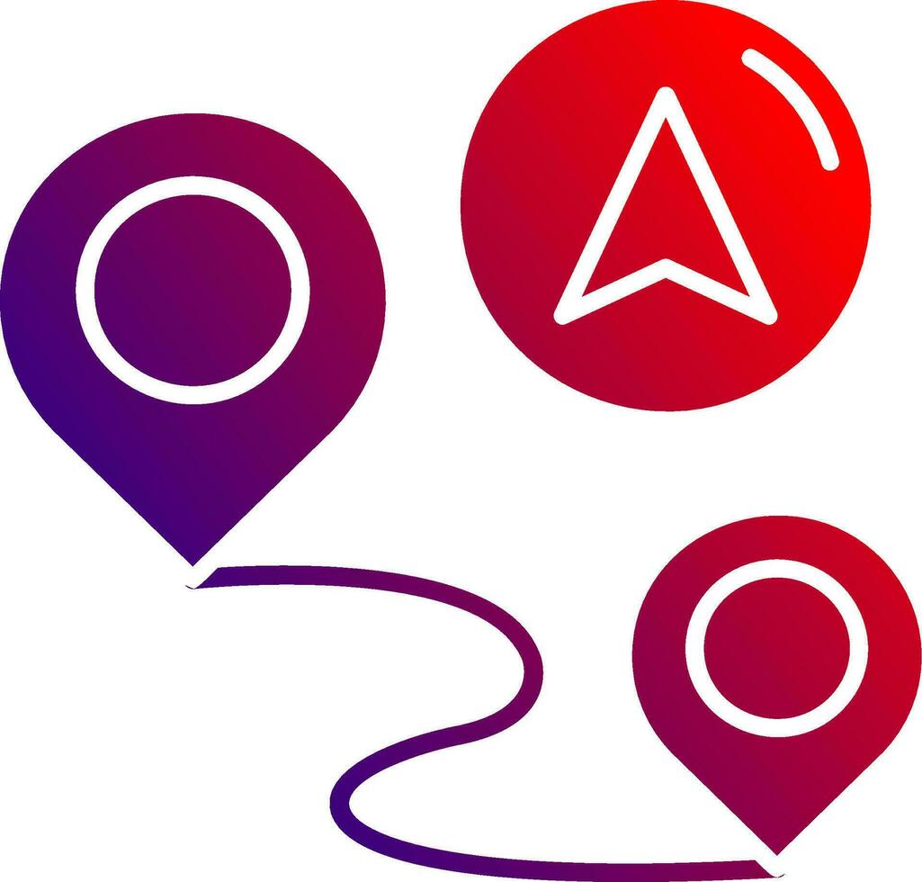 Distance Solid Gradient Icon 36993368 Vector Art at Vecteezy