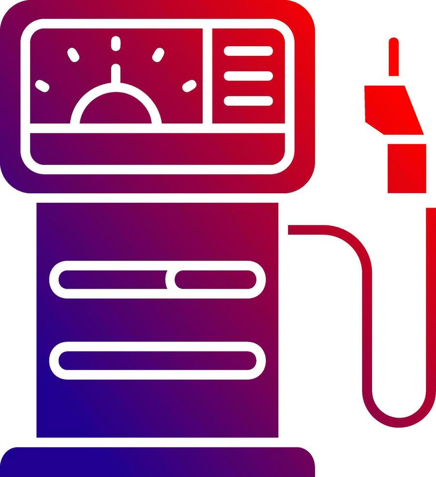 Gas station Solid Gradient Icon 36993430 Vector Art at Vecteezy