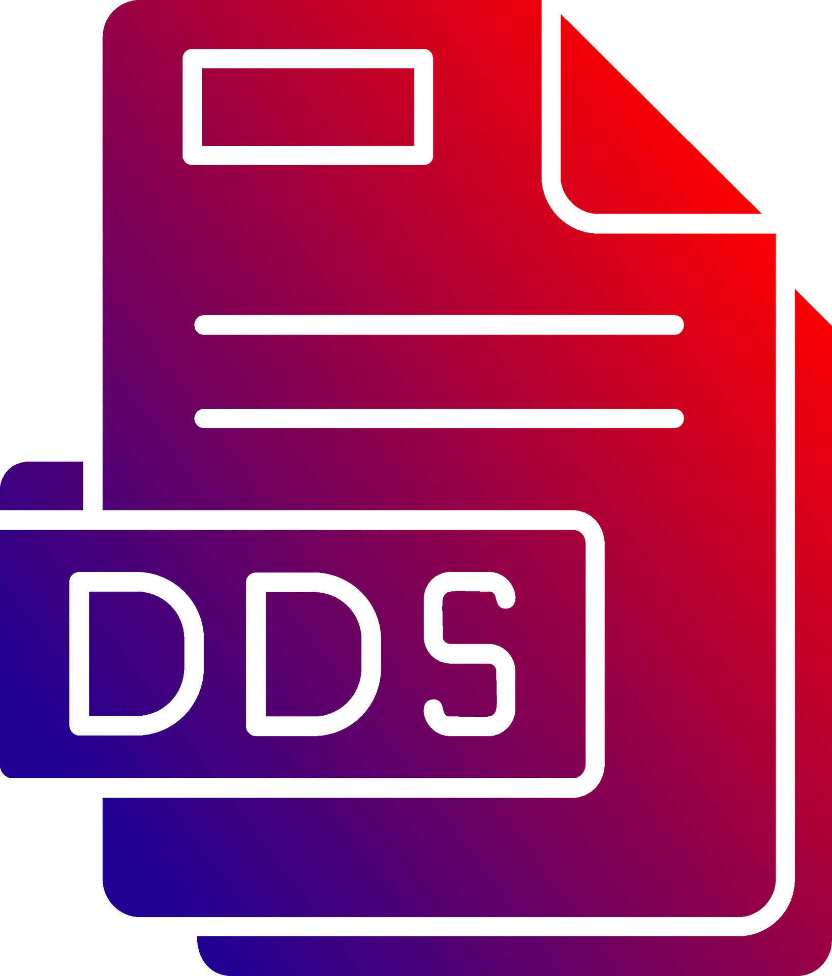 Dds Solid Gradient Icon 36993570 Vector Art at Vecteezy