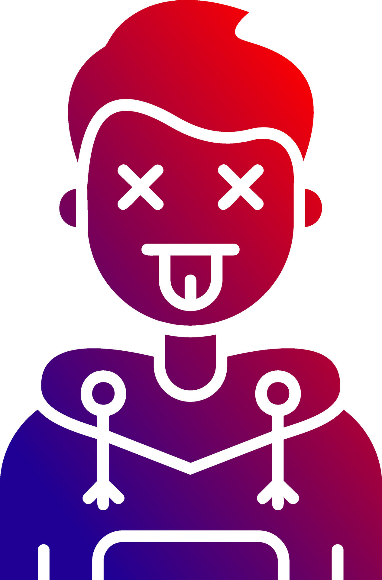 Dead Solid Gradient Icon 36993579 Vector Art at Vecteezy