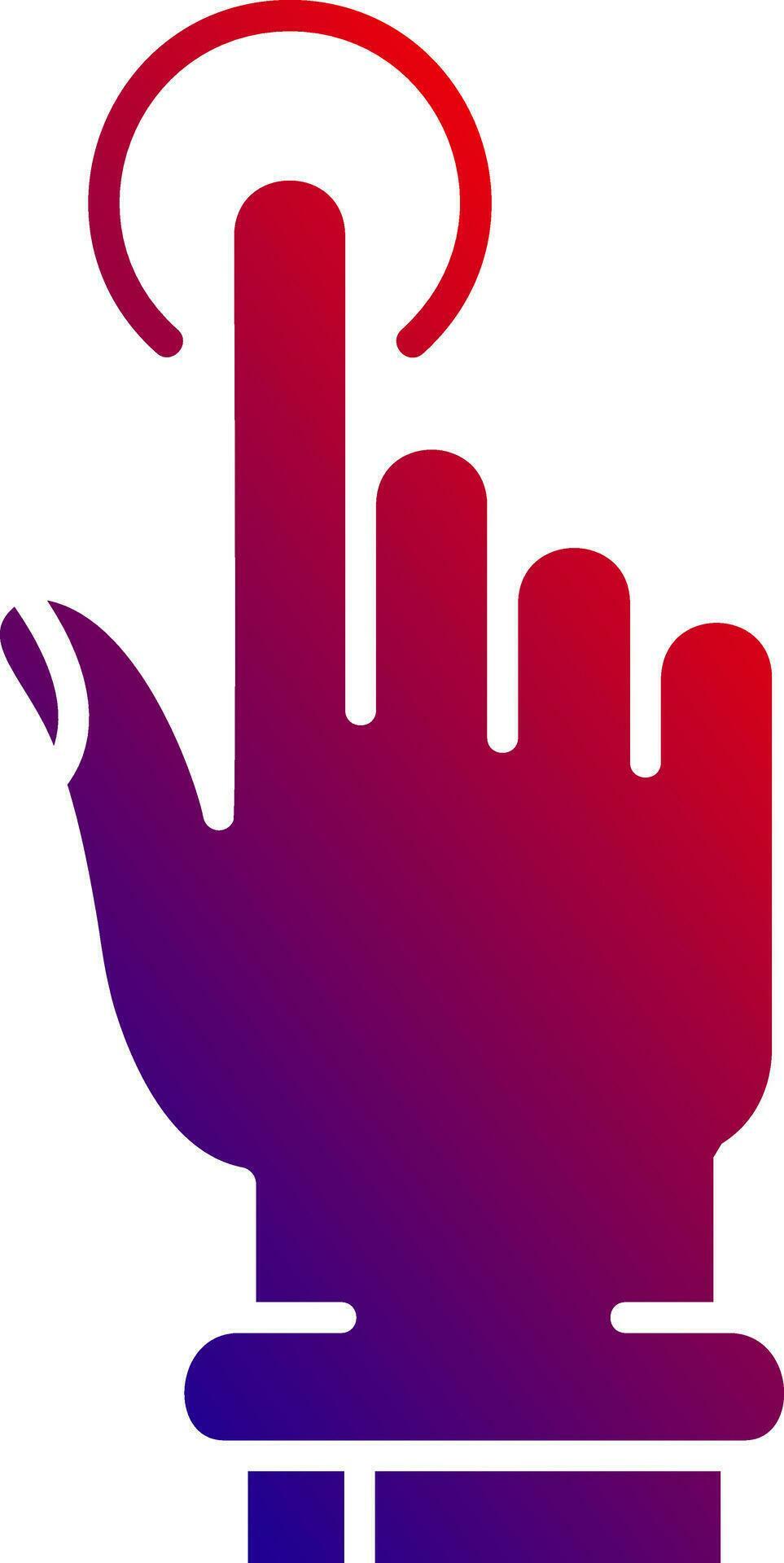 Tap Solid Gradient Icon 36993626 Vector Art at Vecteezy