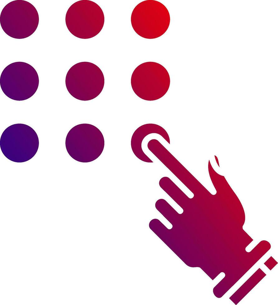 Password Lock Solid Gradient Icon 36993642 Vector Art at Vecteezy