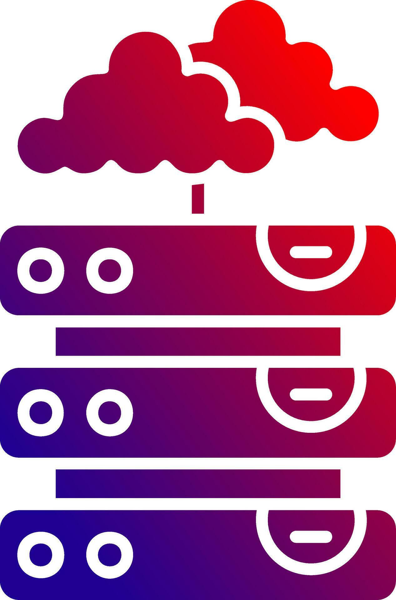 Server Solid Gradient Icon 36993730 Vector Art at Vecteezy