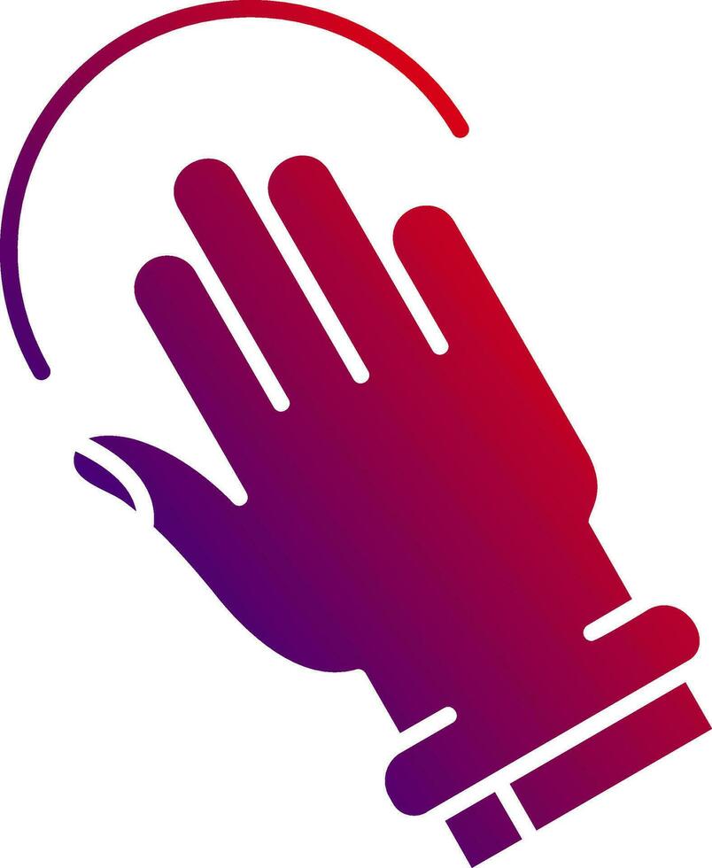 Tilted Hand Solid Gradient Icon 36993748 Vector Art at Vecteezy