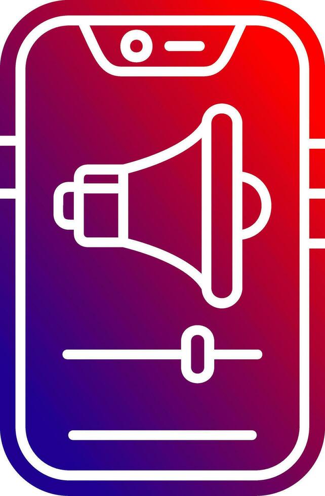 Volume control Solid Gradient Icon 36993760 Vector Art at Vecteezy