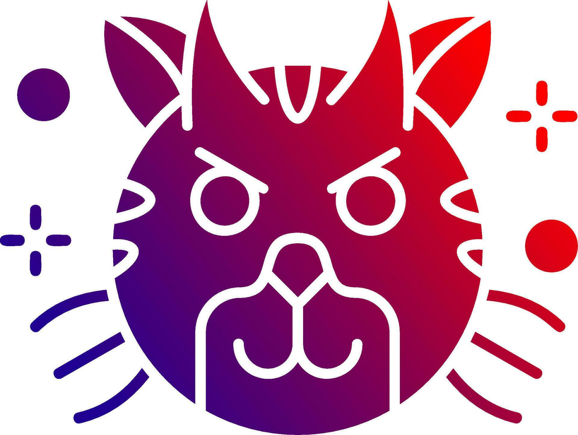 Demon Solid Gradient Icon 36993767 Vector Art at Vecteezy
