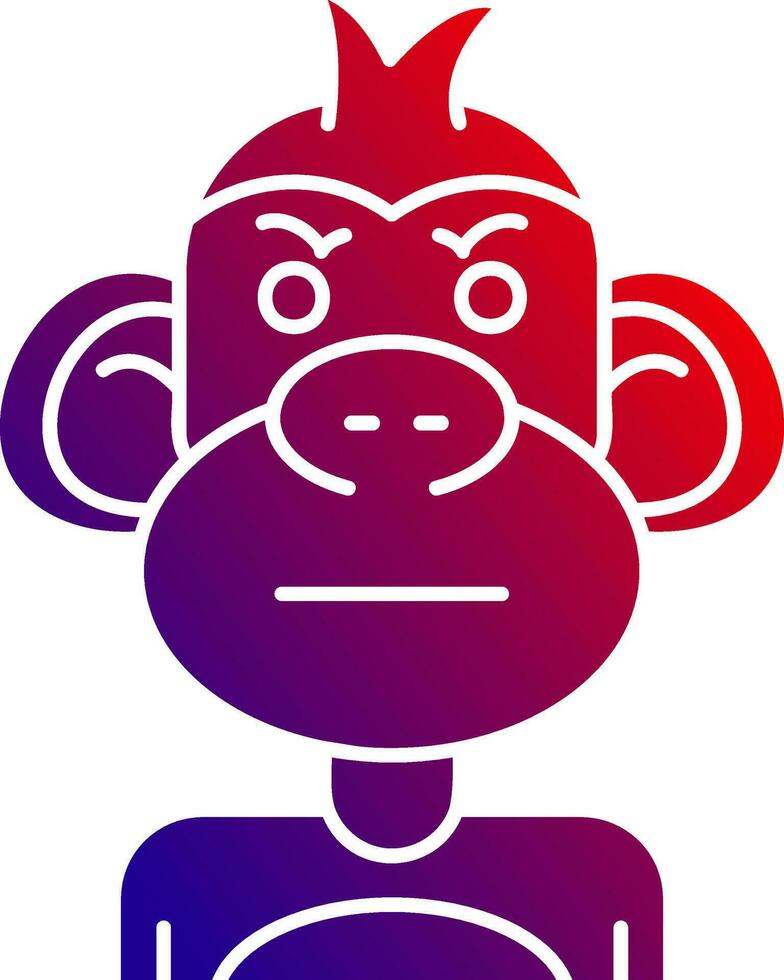 Angry Solid Gradient Icon 36993786 Vector Art at Vecteezy