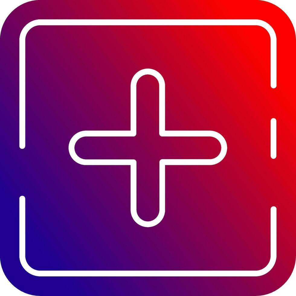 Plus Solid Gradient Icon 36993821 Vector Art at Vecteezy