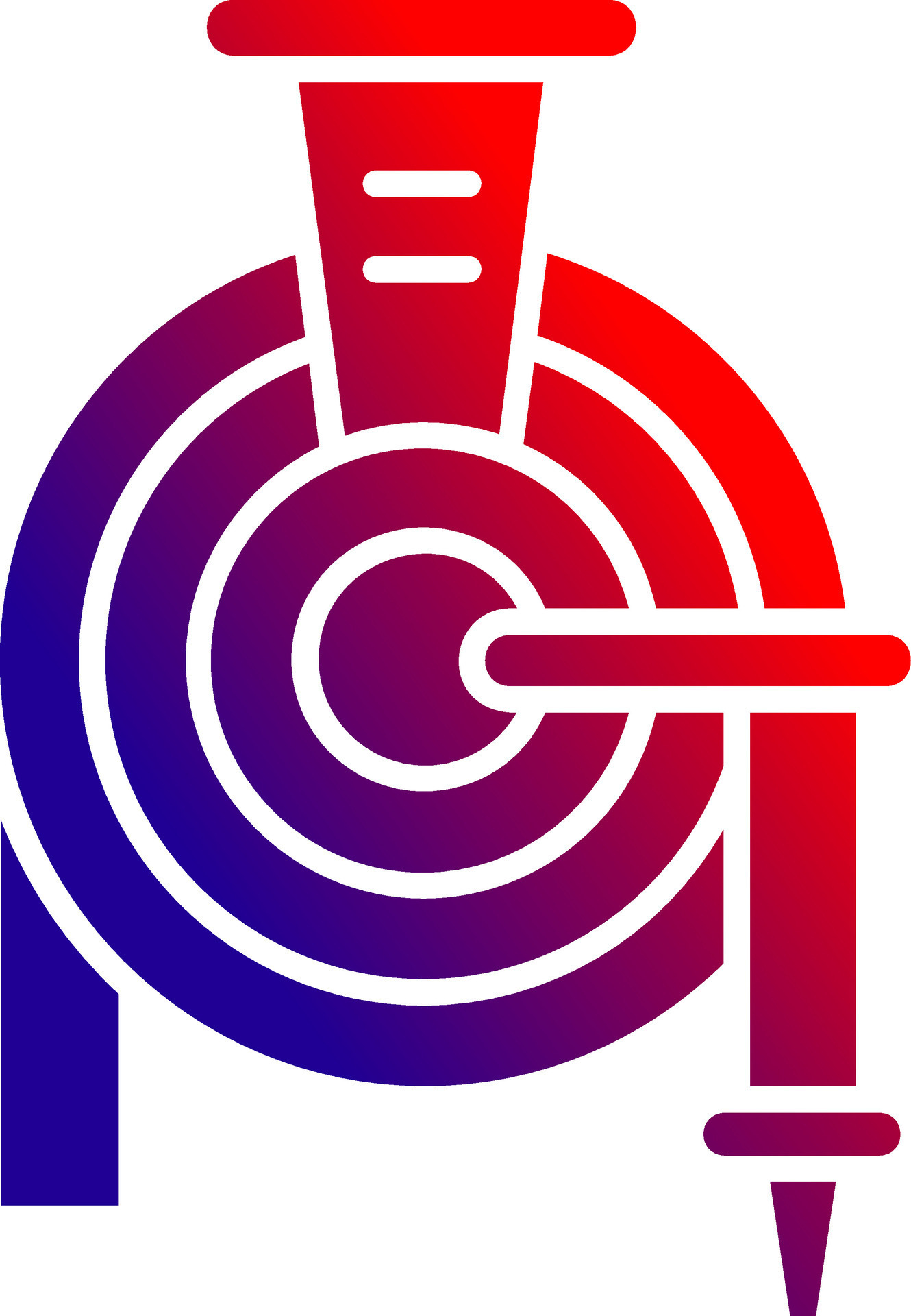 Hose Solid Gradient Icon 36993867 Vector Art at Vecteezy