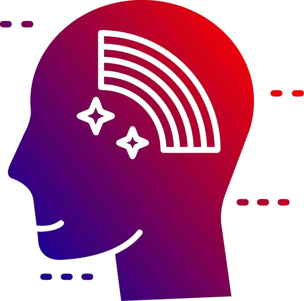 Positive thinking Solid Gradient Icon 36993956 Vector Art at Vecteezy