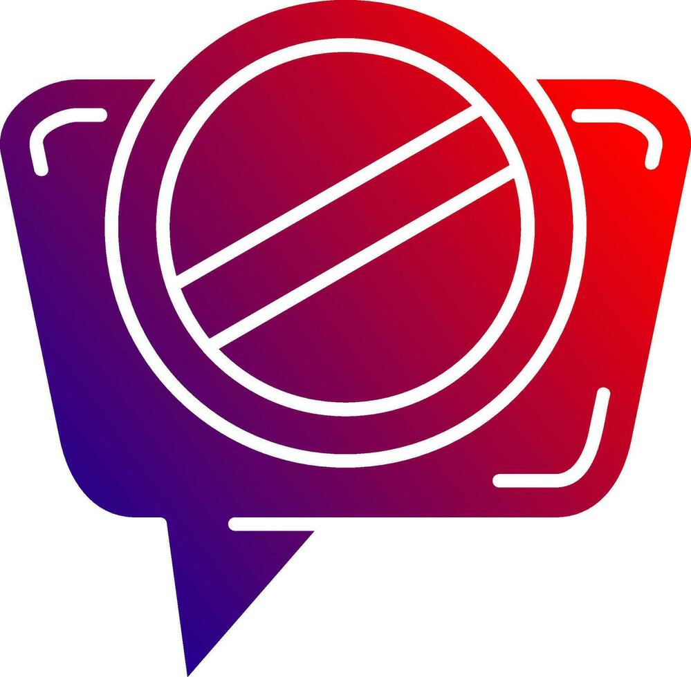 Blocked Solid Gradient Icon 36993971 Vector Art at Vecteezy