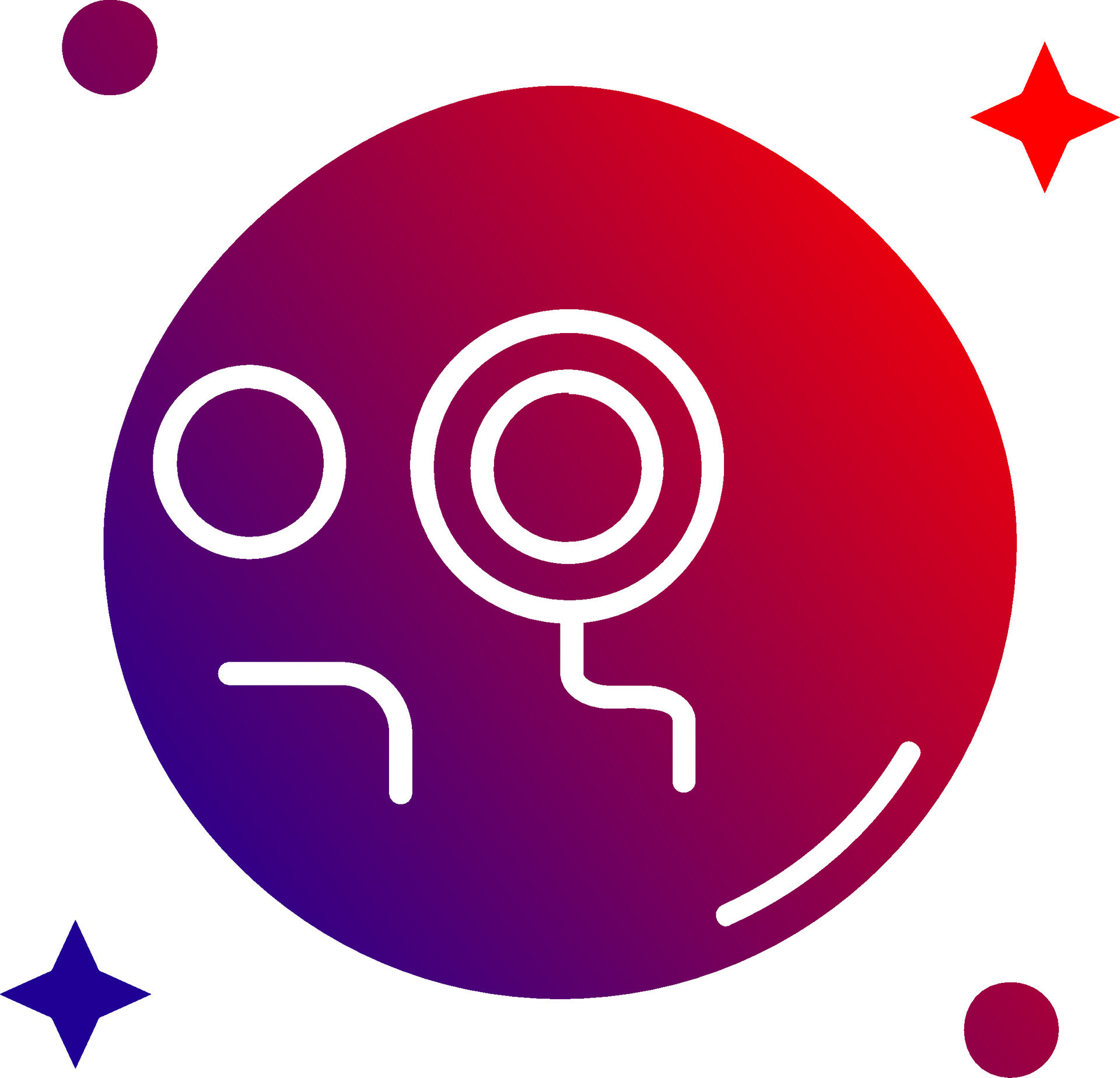 Monocle Solid Gradient Icon 36994057 Vector Art at Vecteezy