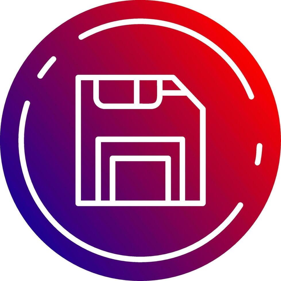 Save Solid Gradient Icon 36994141 Vector Art at Vecteezy