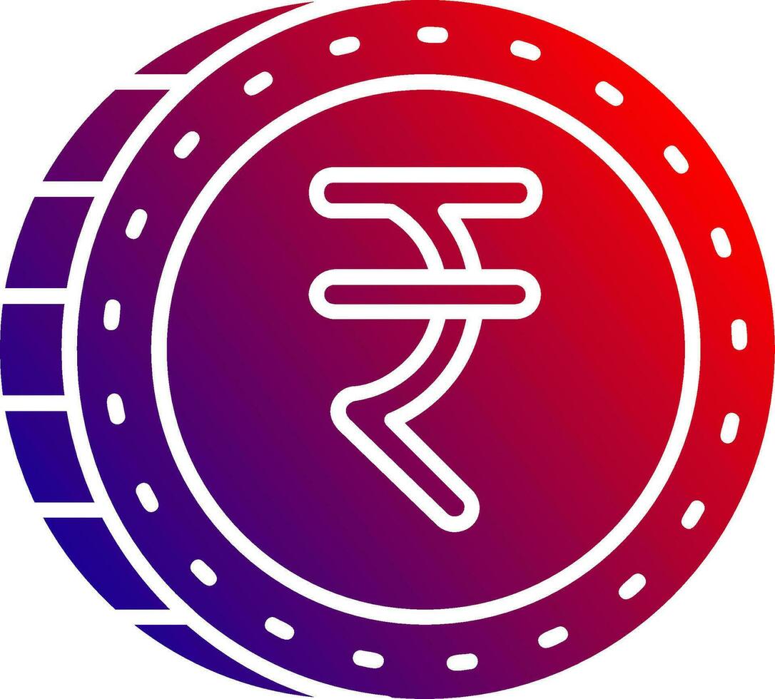 Ruppee Solid Gradient Icon 36994158 Vector Art at Vecteezy