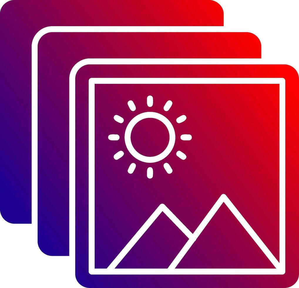 Gallery Solid Gradient Icon 36994306 Vector Art at Vecteezy