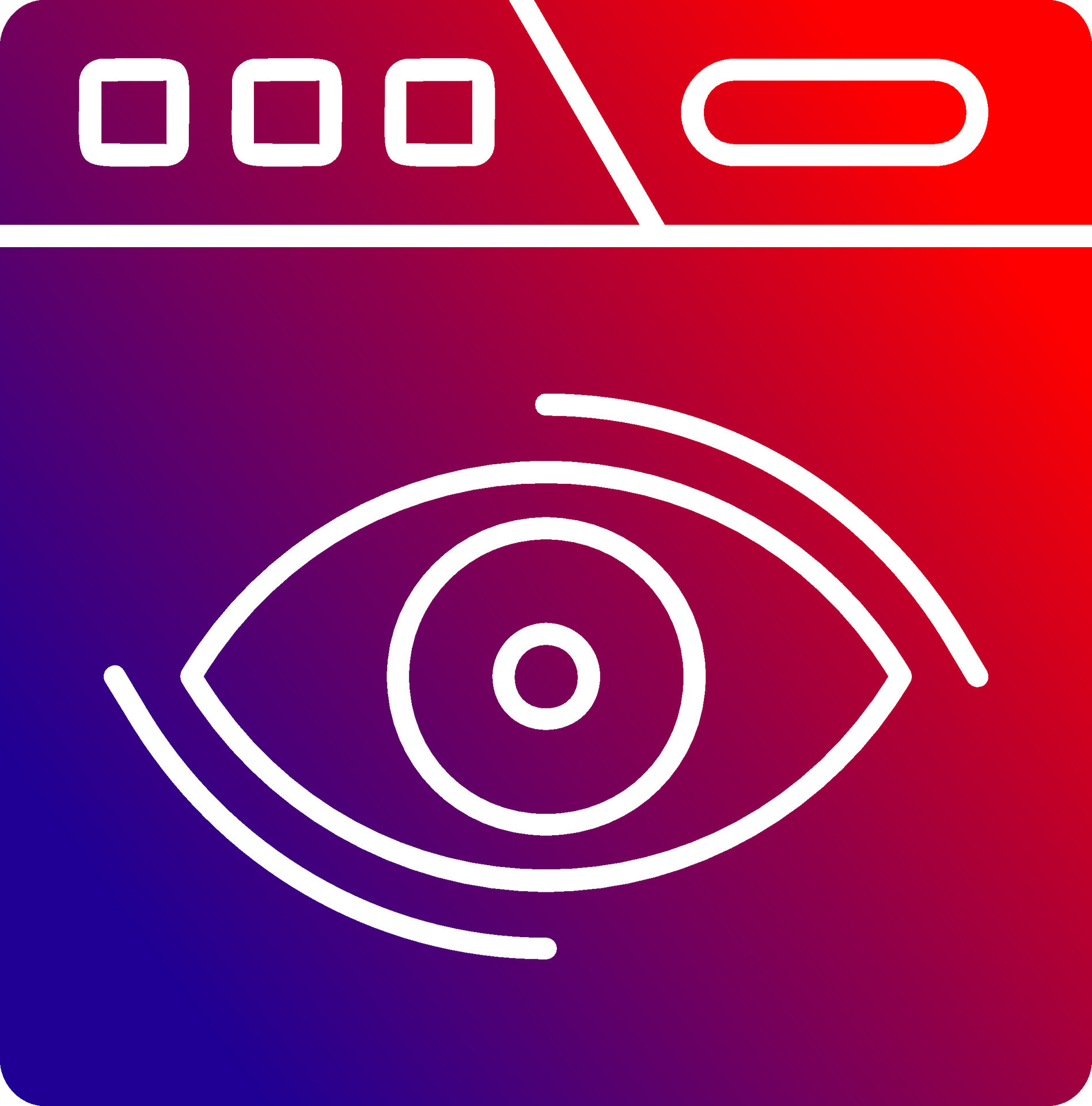 Views Solid Gradient Icon 36994324 Vector Art at Vecteezy