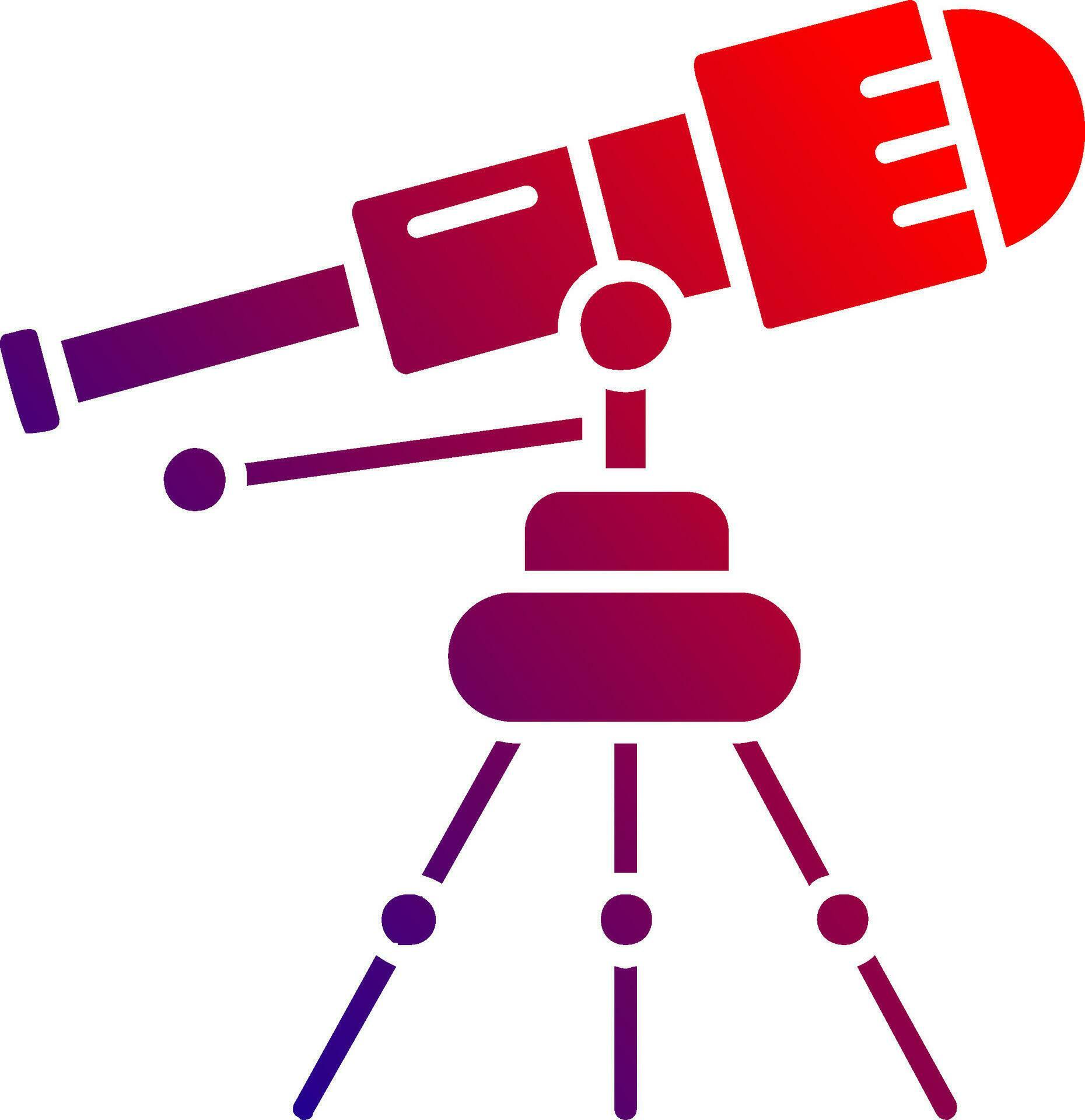 Telescope Solid Gradient Icon 36994621 Vector Art at Vecteezy