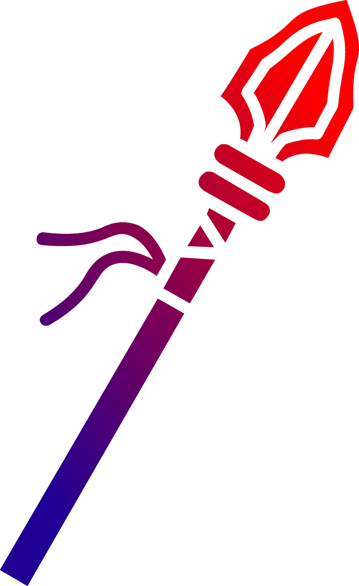 Spear Solid Gradient Icon 36994650 Vector Art at Vecteezy