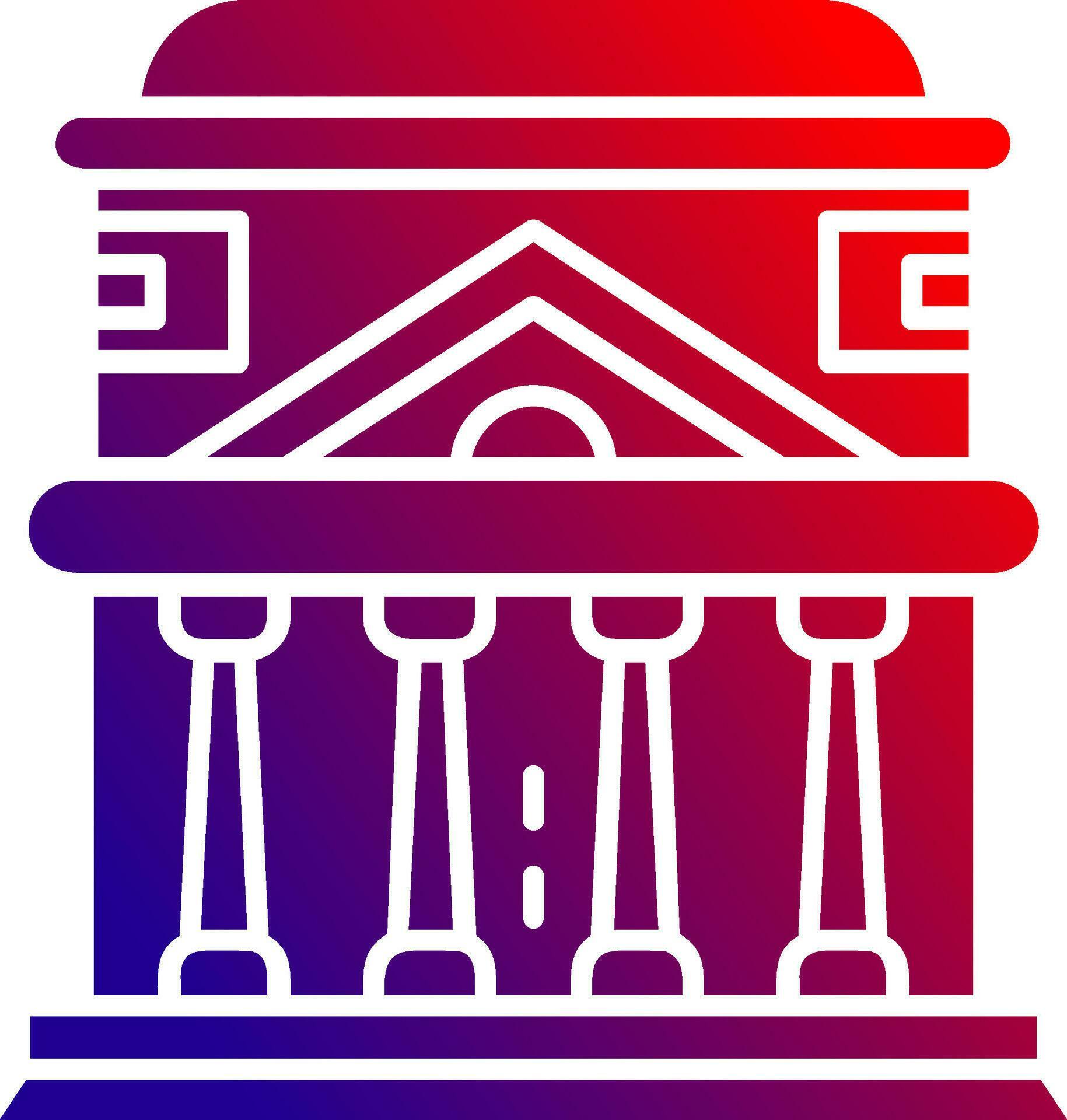 Pantheon Solid Gradient Icon 36994658 Vector Art at Vecteezy