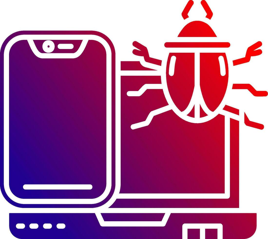Bug Solid Gradient Icon 36994715 Vector Art at Vecteezy