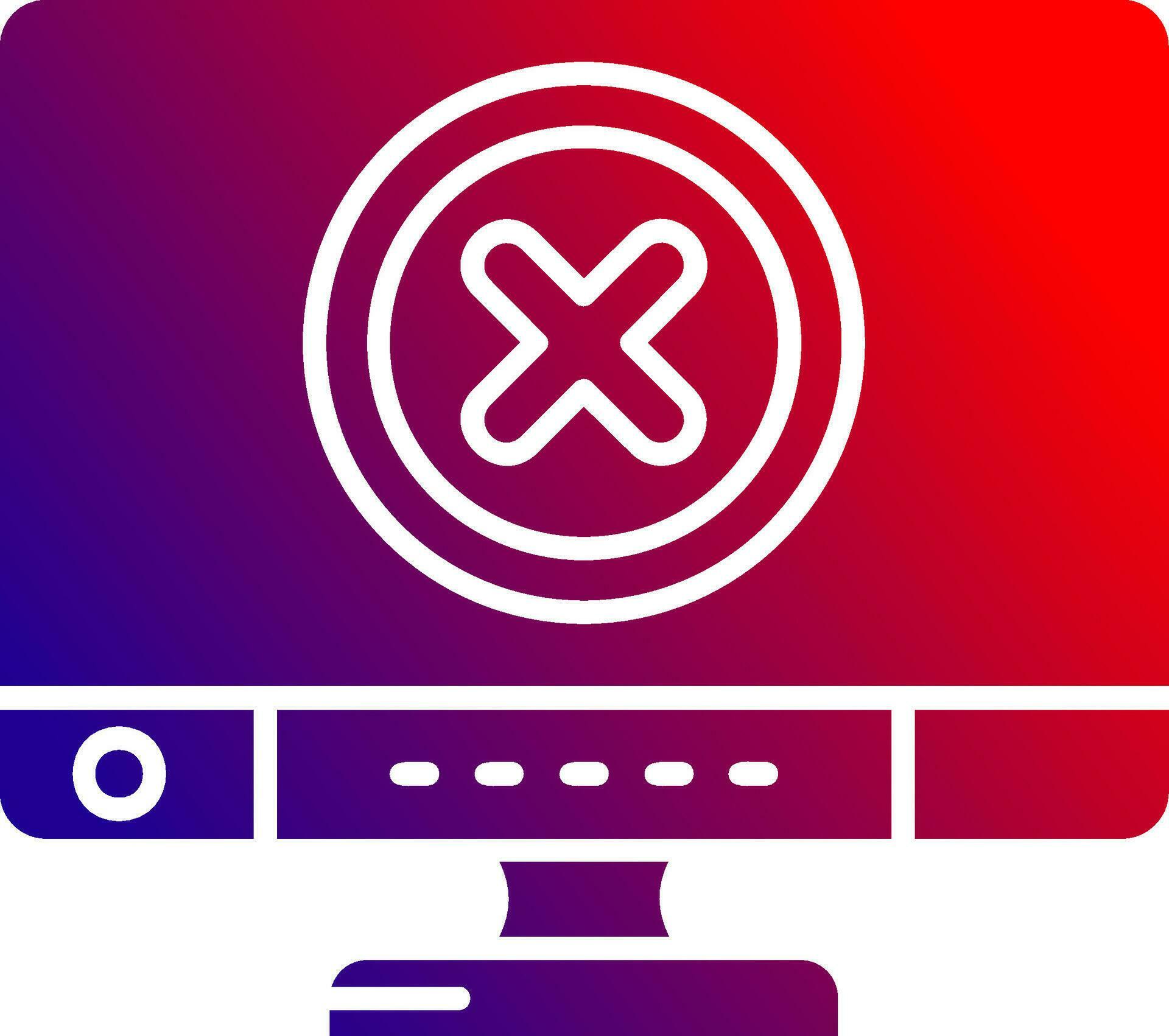 Cancel Solid Gradient Icon 36994748 Vector Art at Vecteezy