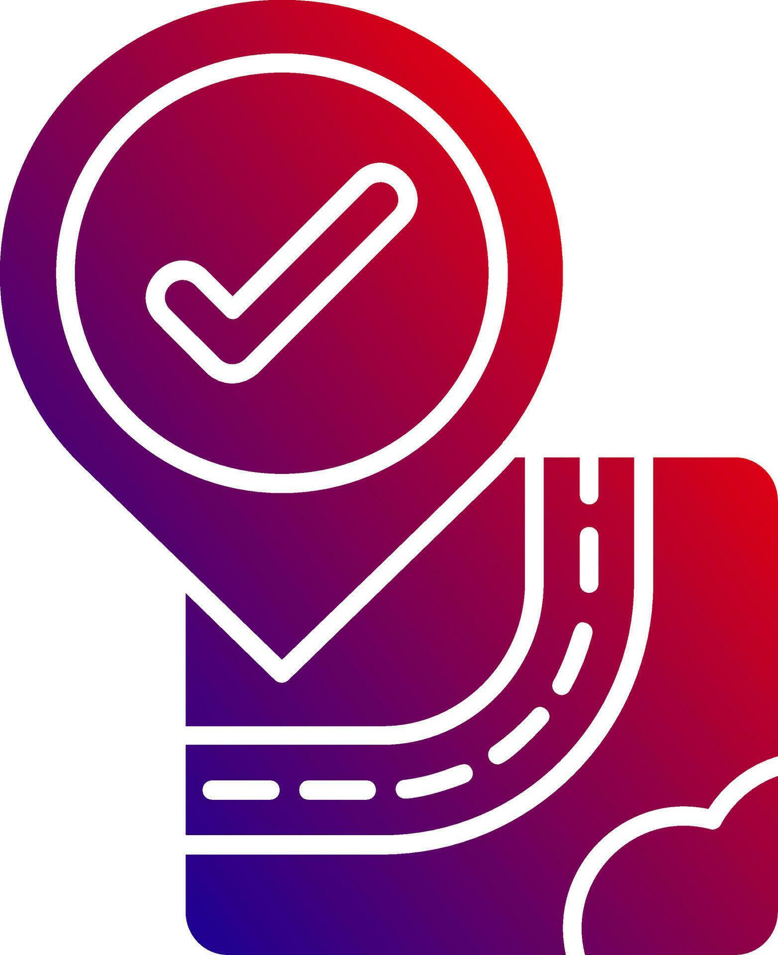 Checkmark Solid Gradient Icon 36994833 Vector Art at Vecteezy