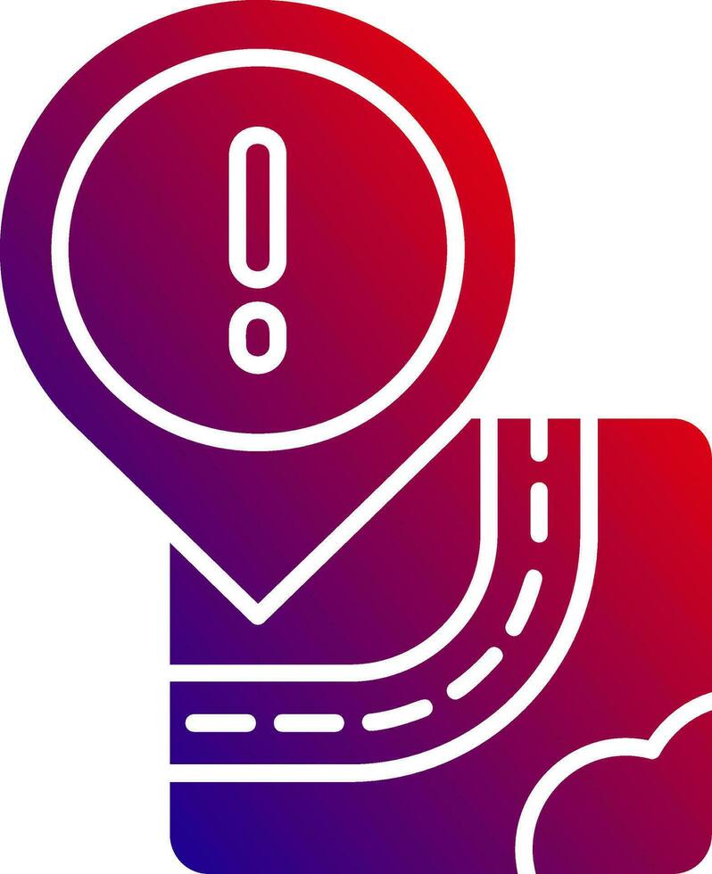 Warning Solid Gradient Icon 36994871 Vector Art at Vecteezy